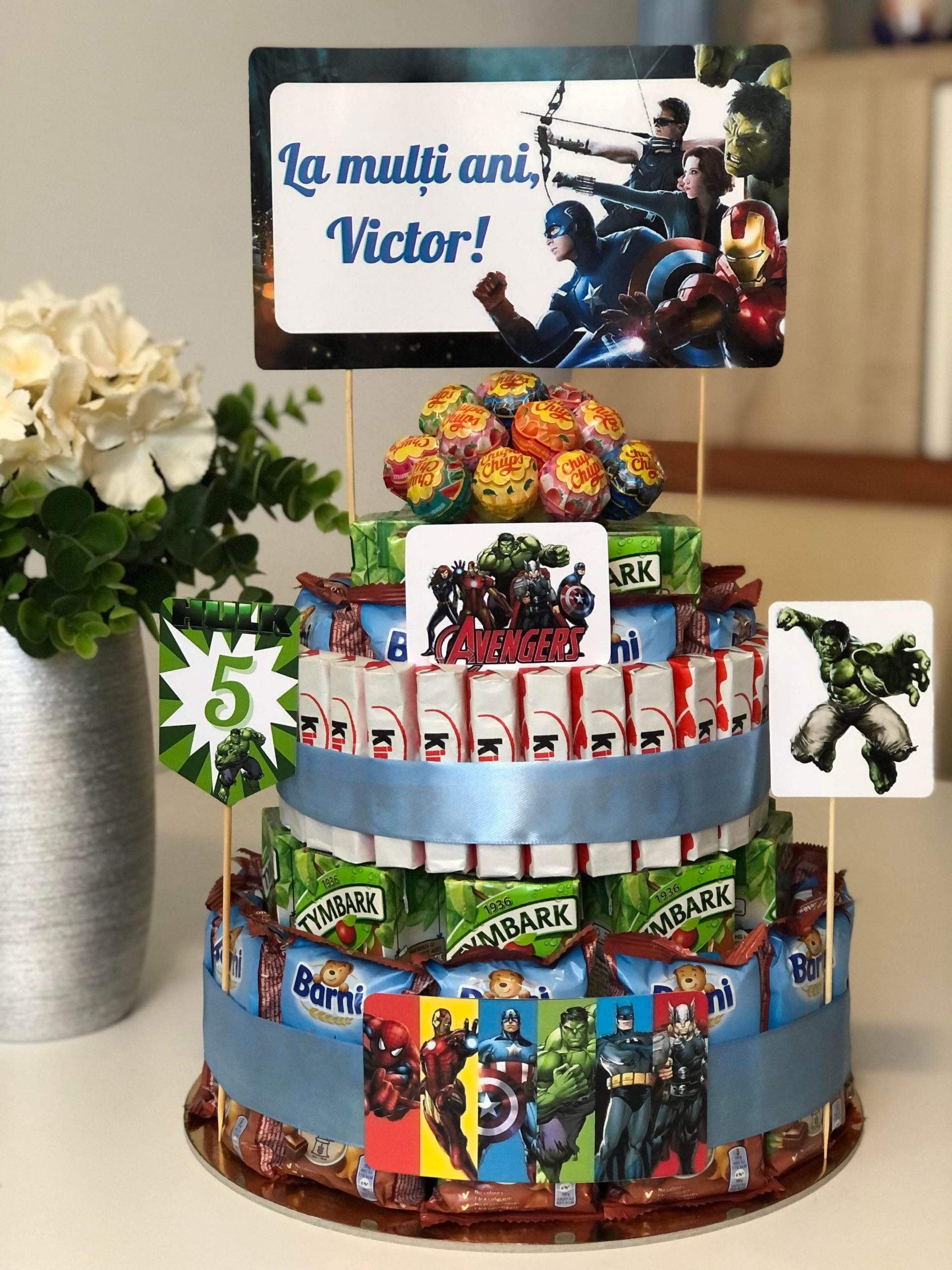 Tort copii, tort dulciuri ambalate, tort gradinita din Popesti-Leordeni