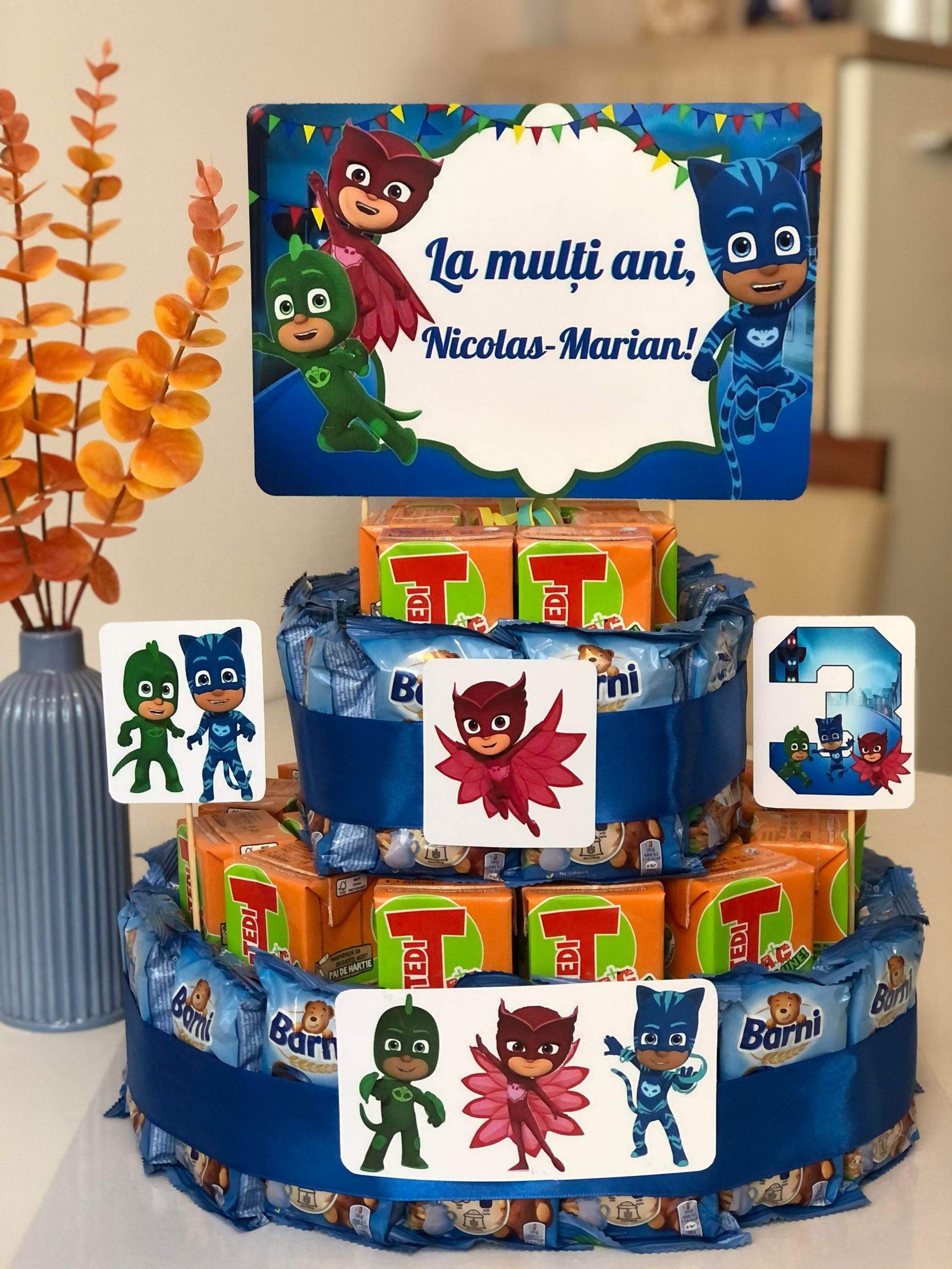 Tort copii, tort dulciuri ambalate, tort gradinita din Popesti-Leordeni